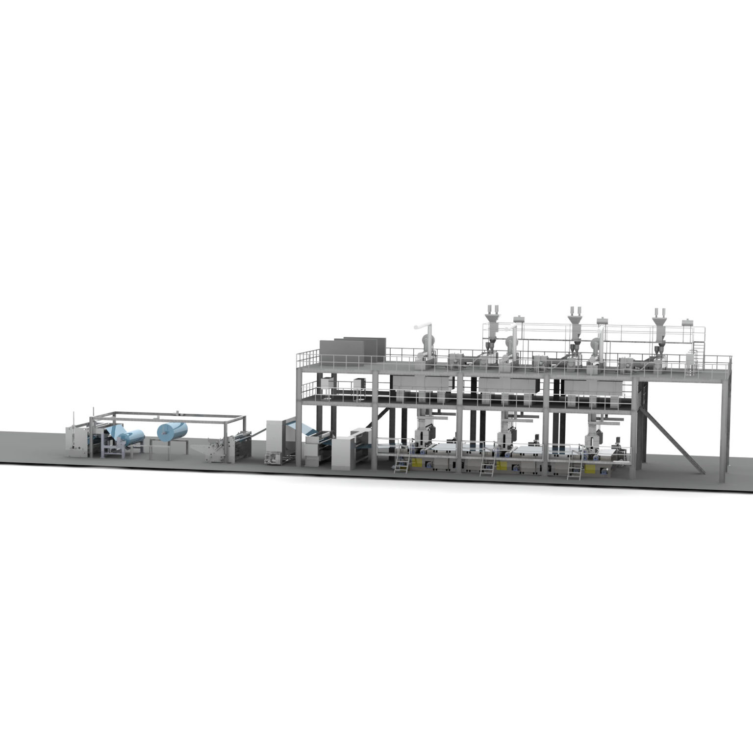 pp spunbond nonwoven fabric making machine